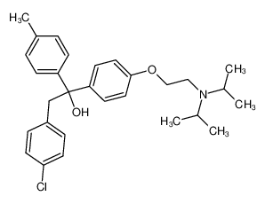 2--1-τ4-(2-diisopropylamino)-aethoxy>-phenyl>-1-p-tolyl-aethanol 96269 ...